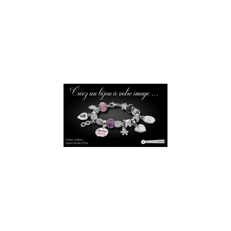 Charms Perle de Murano rouge C05076-GperDuMesAiguilles.com