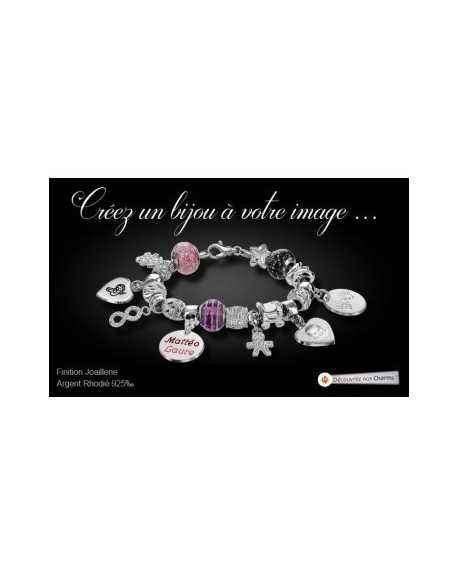 Charms Perle de Murano vert C05054-GPerduMesAiguilles.com