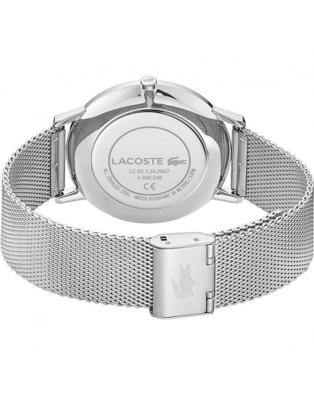 LACOSTE Moon Montre Homme Acier Argenté Milanais - 2011005 ...