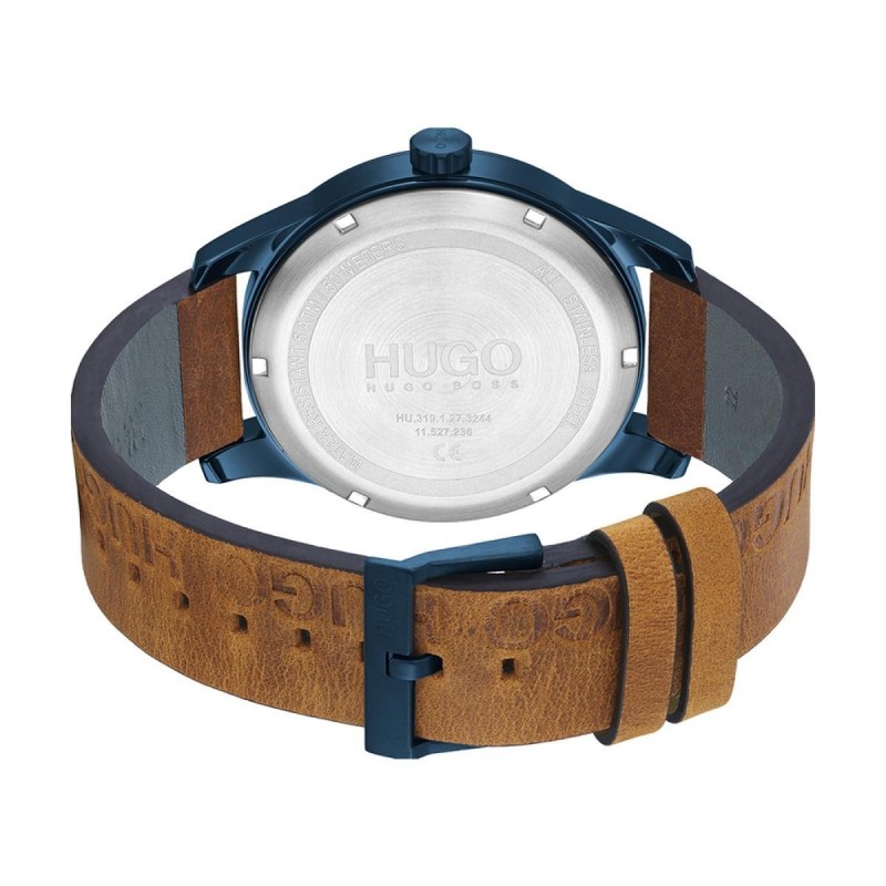 HUGO BOSS Invent Montre Homme Cuir Marron 1530145