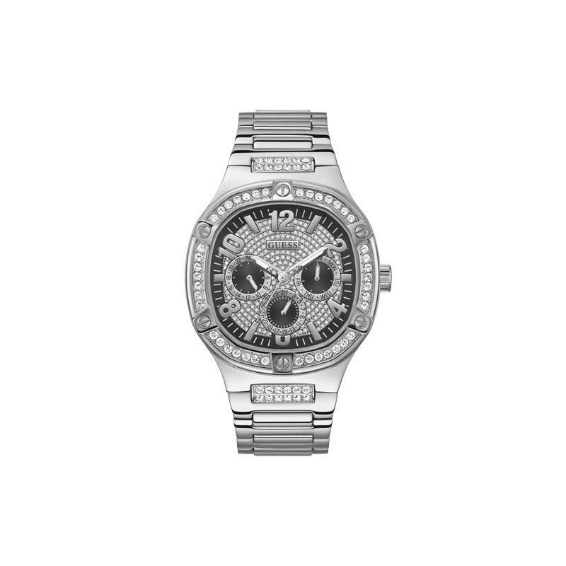 Guess Duke Montre Multifonction Homme Acier GW0576G1