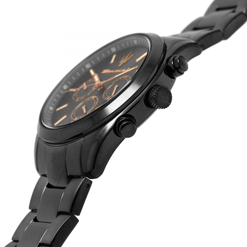 Maserati Attrazione Montre Homme Chronographe Acier Noir R8853151001 ...