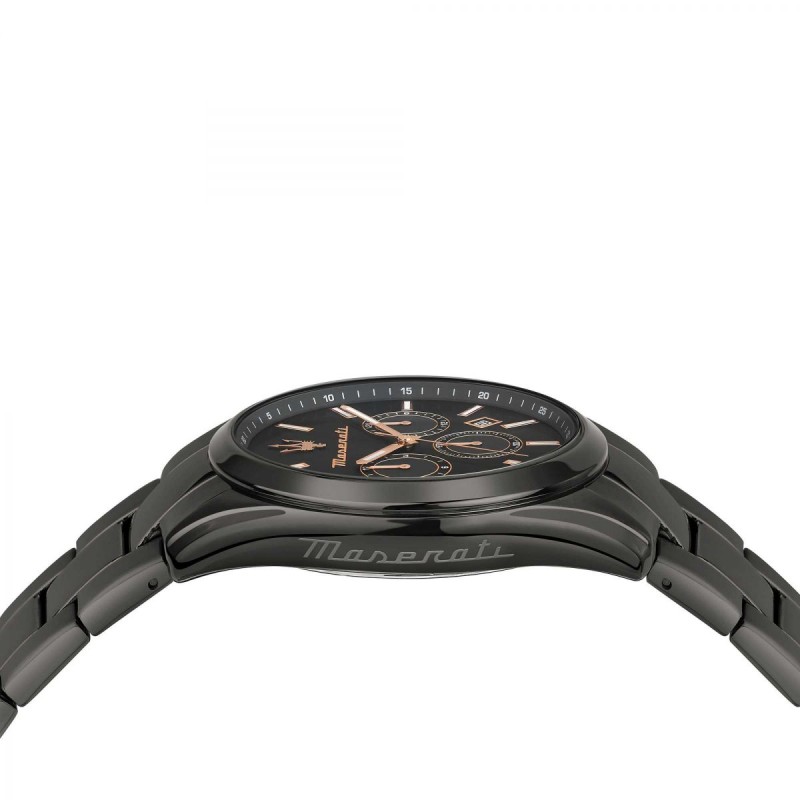 Maserati Attrazione Montre Homme Chronographe Acier Noir R8853151001 ...